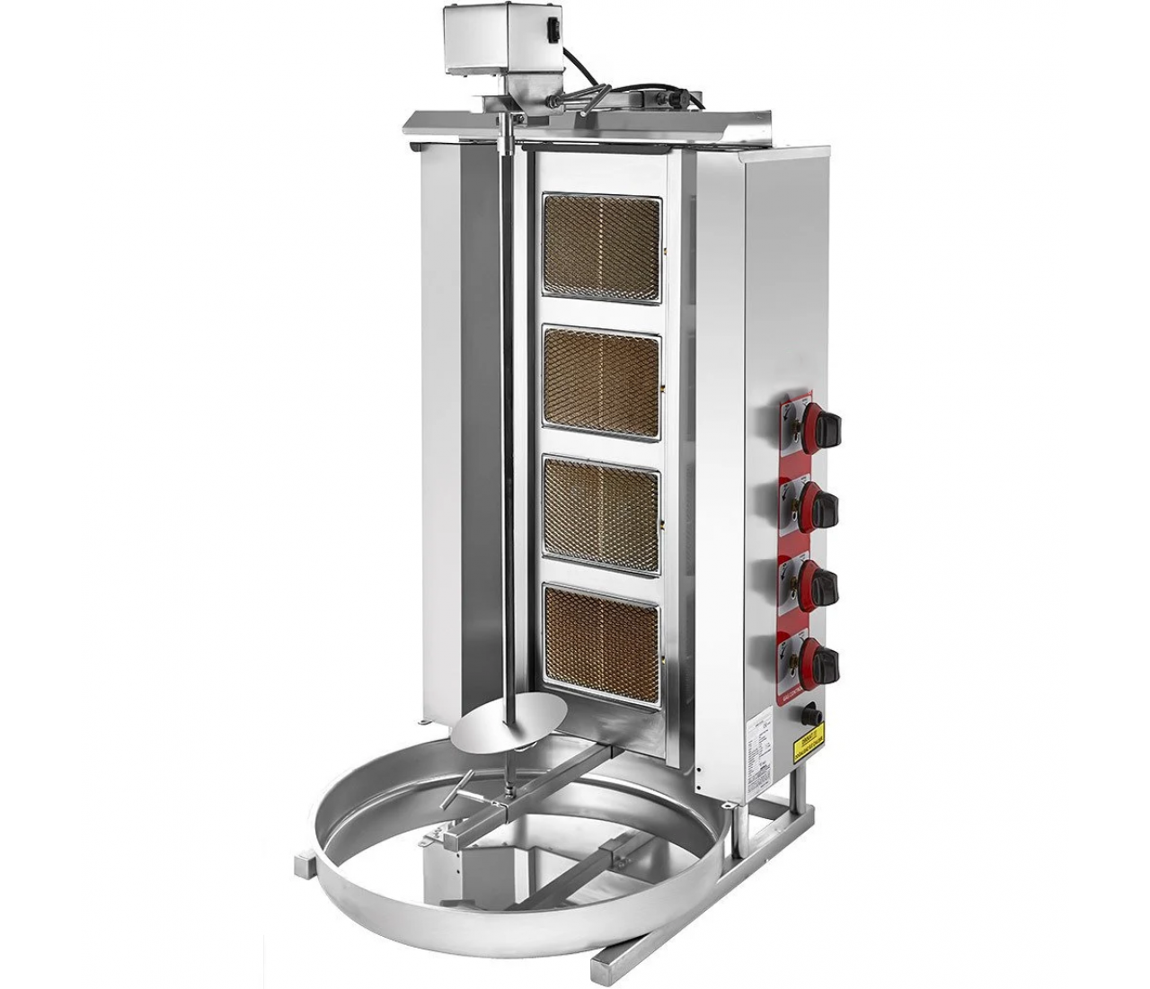 4 Burner Automatic spinning Shawarma Machine Spinning Griller ...