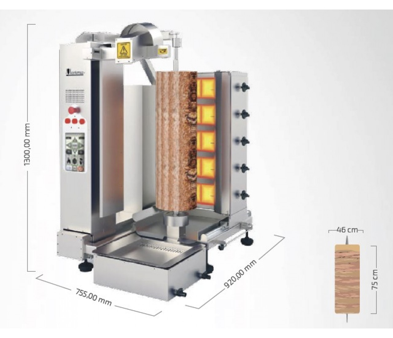 TURCOBAZAAR Shawarma Robot Machine Automatic Doner Robot ...