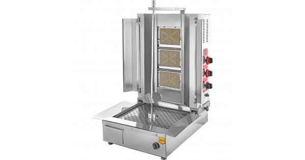 3 Radian Bottom Motor Gas (CE) Doner Kebab Cooker