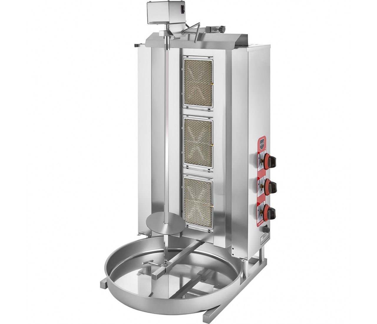 Automatic shawarma machine Doner Kebab Cooker with 3 Radians