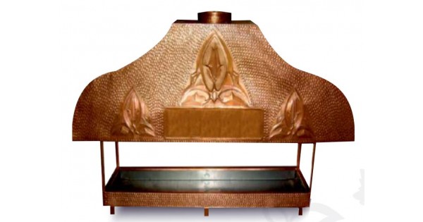 Pimak Copper Grille, Open, Small Size