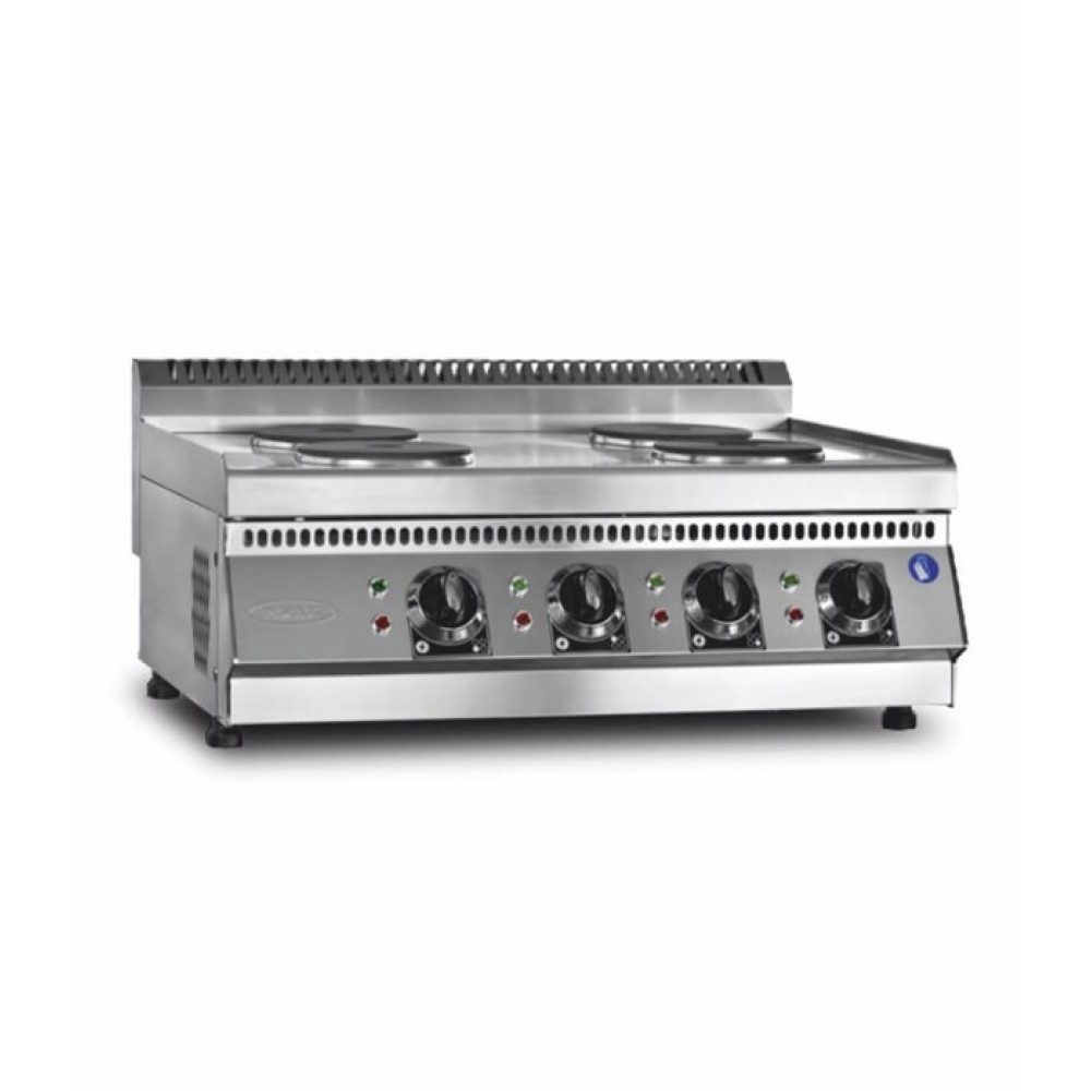 4 Burner Cooker Boiling Top 8 kW Electric 600 Series