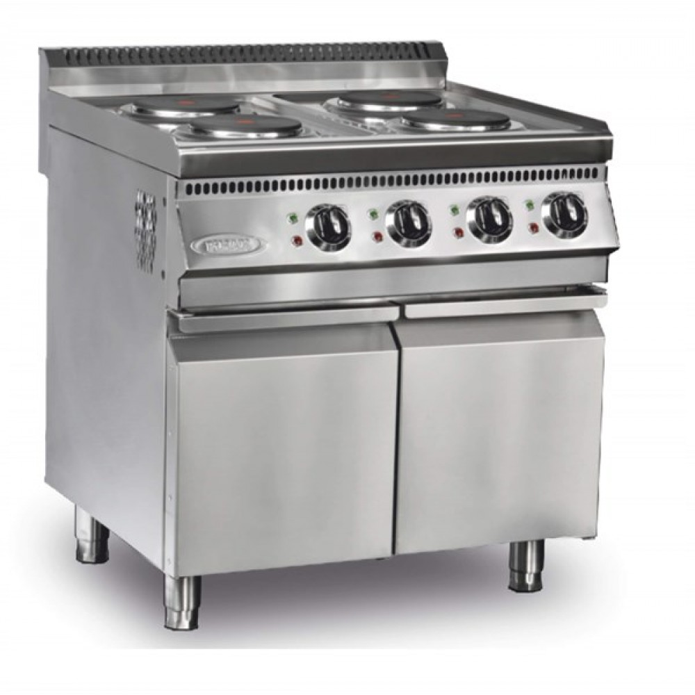 4 Burner Cooker Boiling Top 8 kW Electric 700 Series Tall