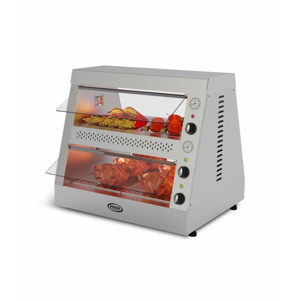 Counter Hot Deli Display Hot Chicken Display Unit 12-20 Chicken ...