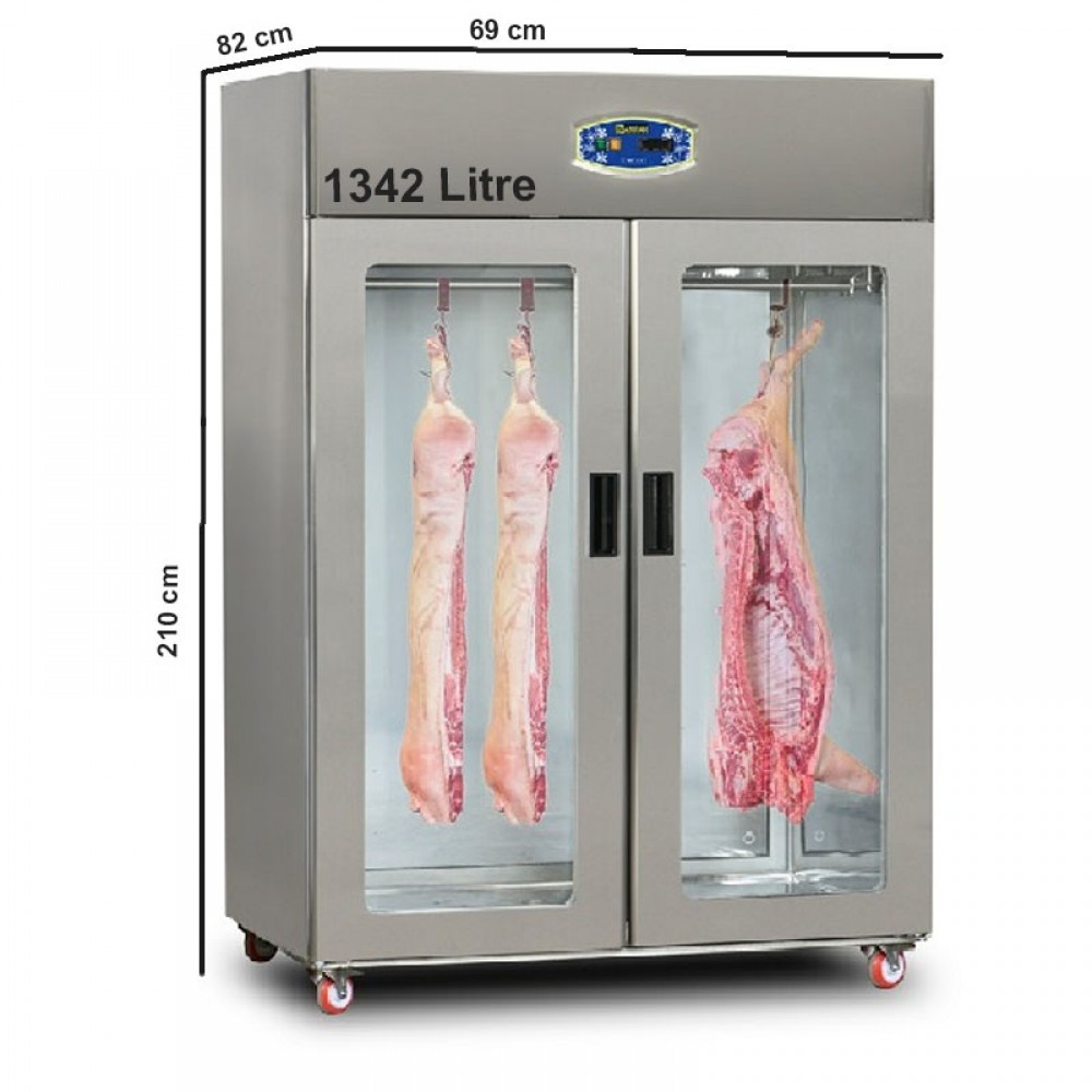 Commercial Static Fridge 1342 Litre Stainless Steel Double ...