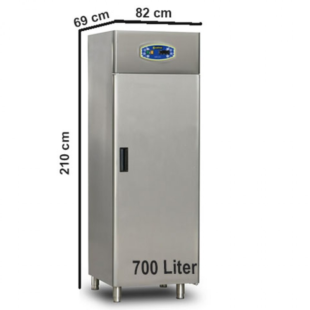 Commercial Fridge 700 Litre Stainless Steel Single Door Catering ...