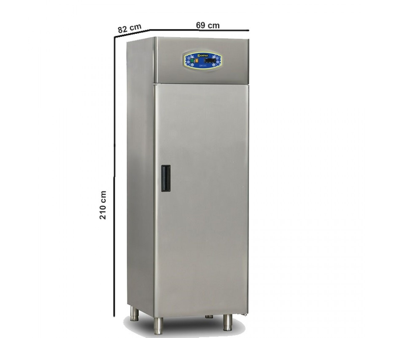 Commercial Static Fridge 700 Litre Stainless Steel Single ...