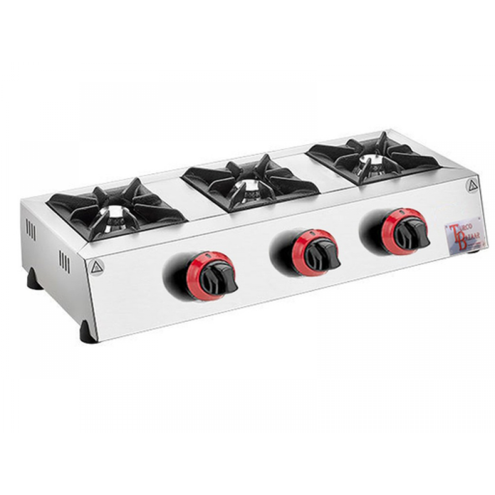 3 Burner GAS Boiler Top Table Top Range Cooker For Restaurants ...