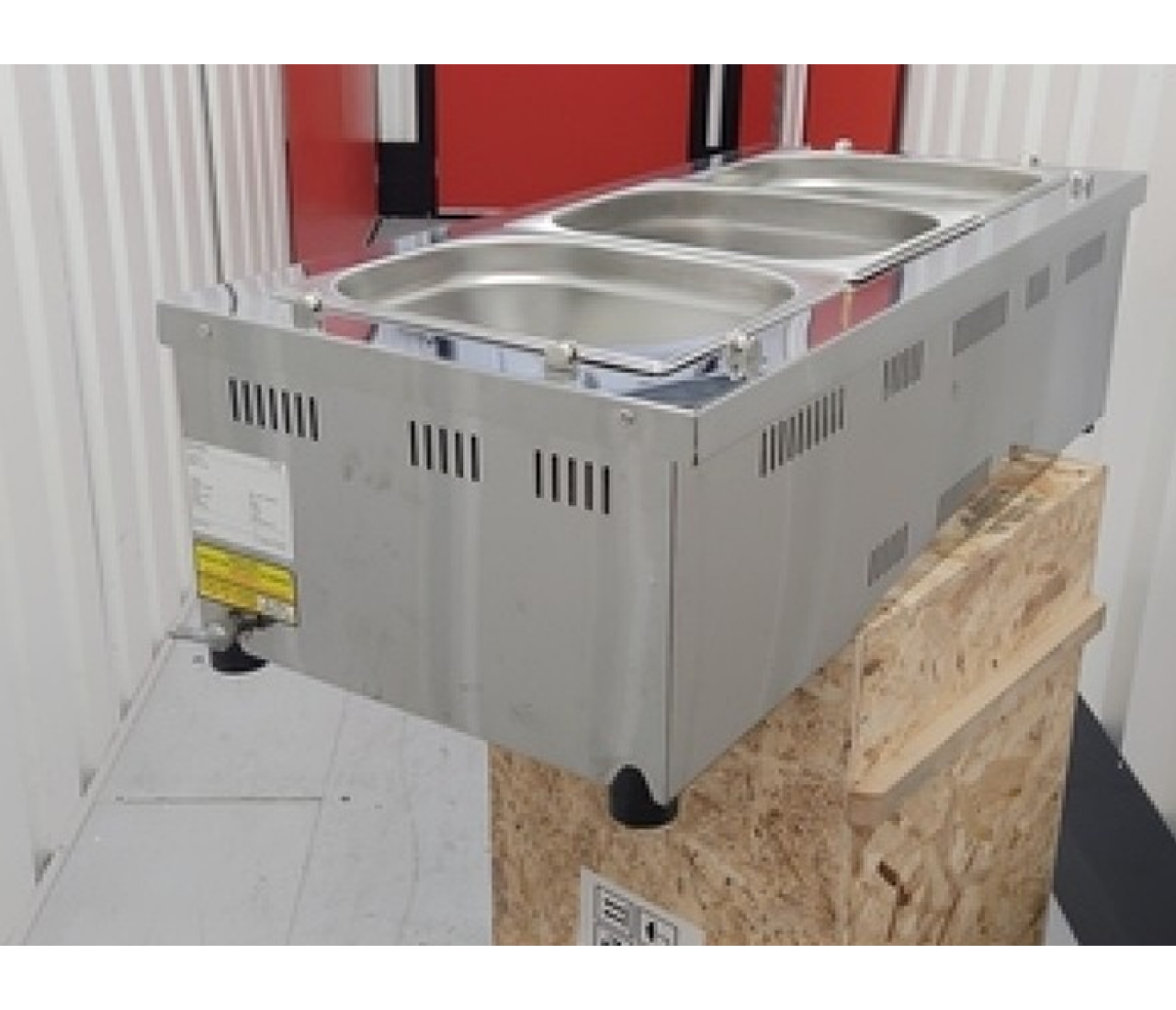 3 Pot/Pan LPG GAS Table/Counter-top WET Bain Marie