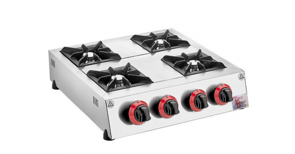 Counter Top Stoves : 4 Burner GAS Boiler Top Table Top Range ...