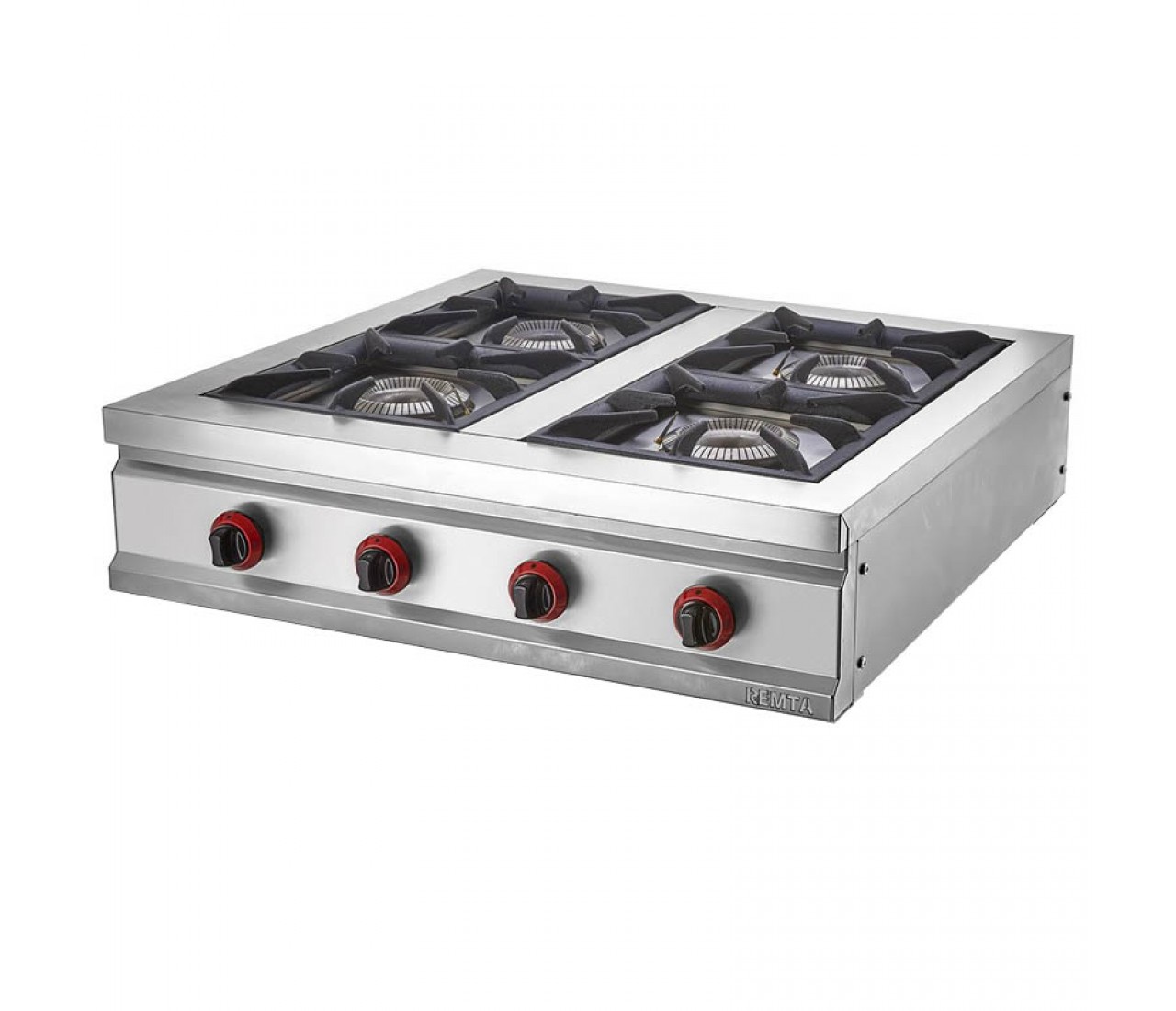 4 Burner Gas Countertop Hot Plate - 50,000 Btu Commercial ...