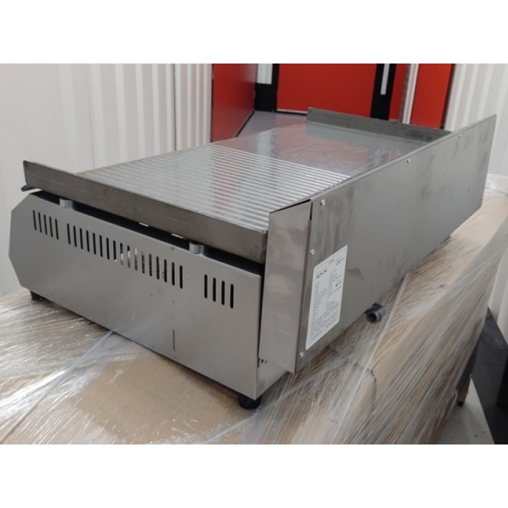 Commercial Table-top Griddle 50 CM GAS Smooth Half Ribbed ...