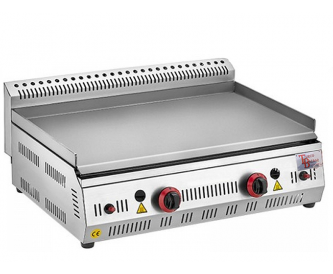 Commercial Table-top Griddle 50 CM GAS Smooth Half Ribbed ...