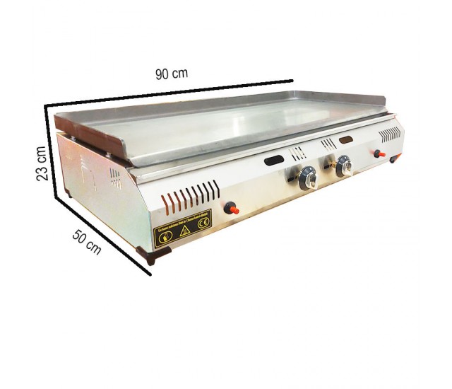 Commercial Table-top Griddle 90 CM GAS Smooth Surface Hot ...