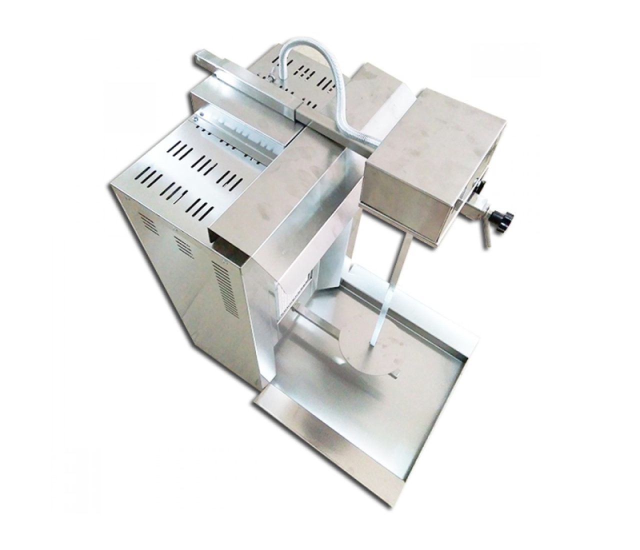 Gas Shawarma Machines : 2 Burner Automatic spinning Shawarma ...