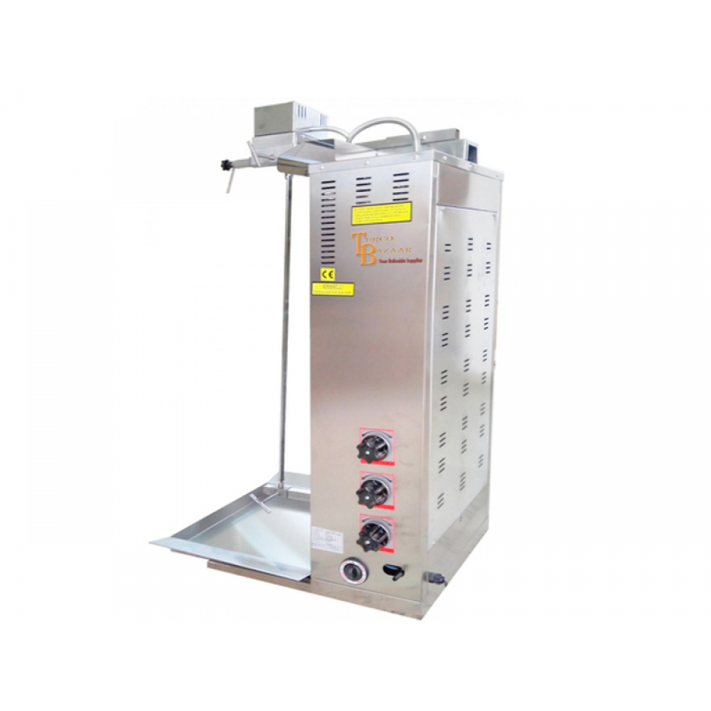 3 Burner Automatic spinning Shawarma Machine Spinning Griller ...