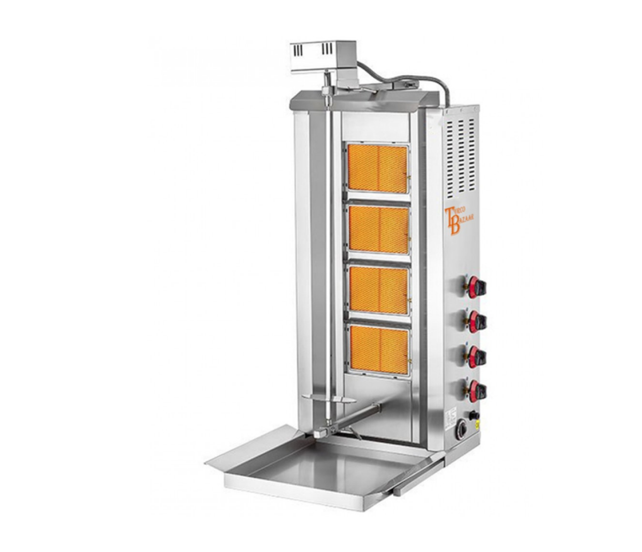 4 Burner Automatic spinning Shawarma Machine Spinning Griller ...