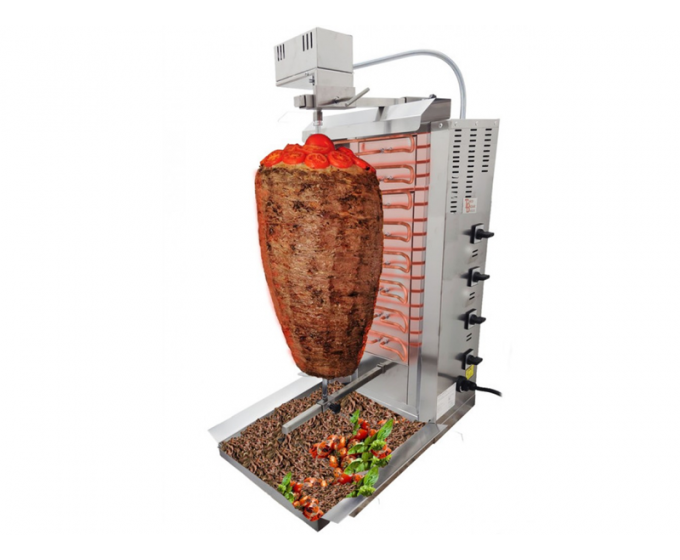 4 Burner Automatic spinning Shawarma Machine Spinning Griller ...