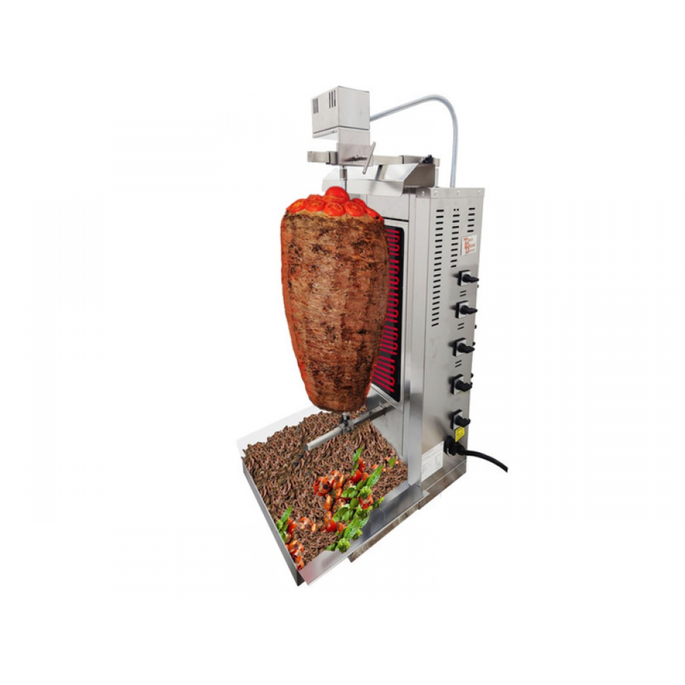 5 Burner Automatic Robax Shawarma Grill Machine Electric ...