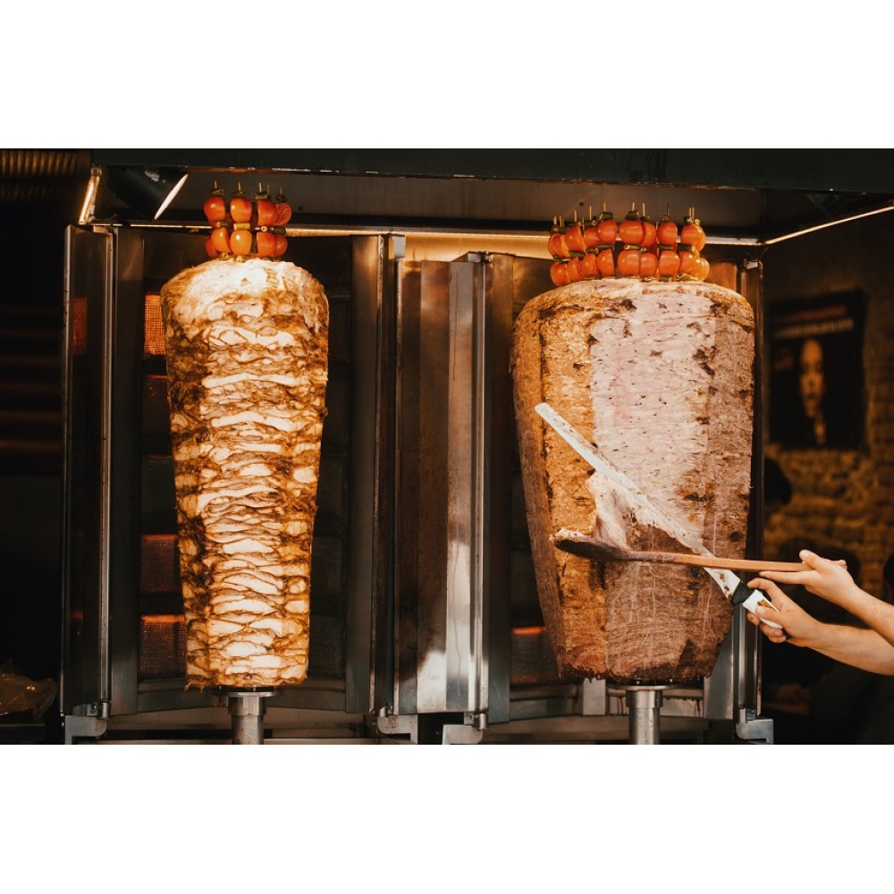 4 Burner Automatic spinning Shawarma Machine Spinning Griller ...