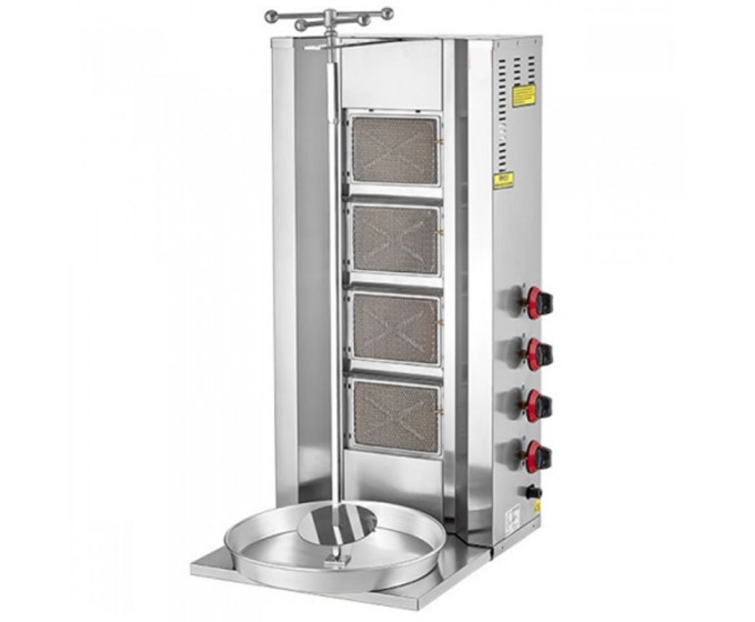 4 Burner Automatic spinning Shawarma Machine Spinning Griller ...