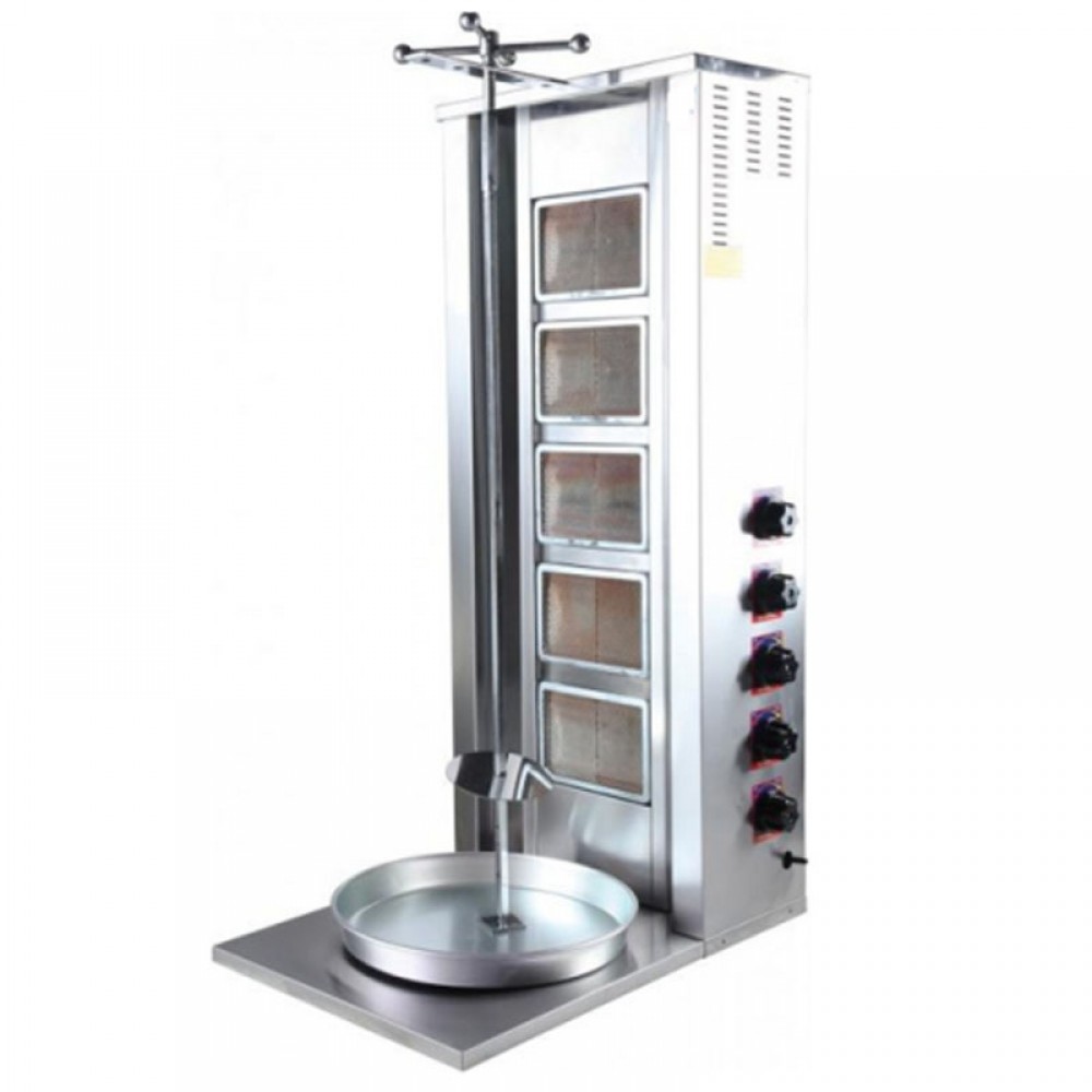 5 Burner Shawarma Grill Machine Propane Lpg Falafel Grill ...