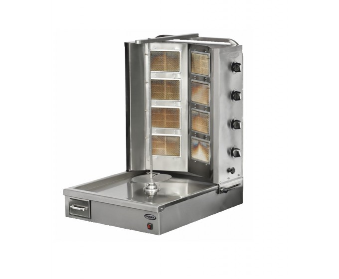4 Burner Automatic spinning Shawarma Machine Spinning Griller ...