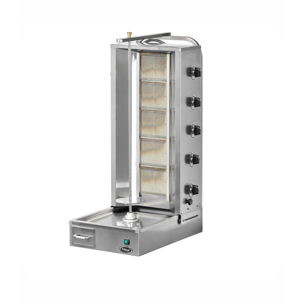 DO8/M77-(5A) Gas Shawarma Machines With Bottom Motor