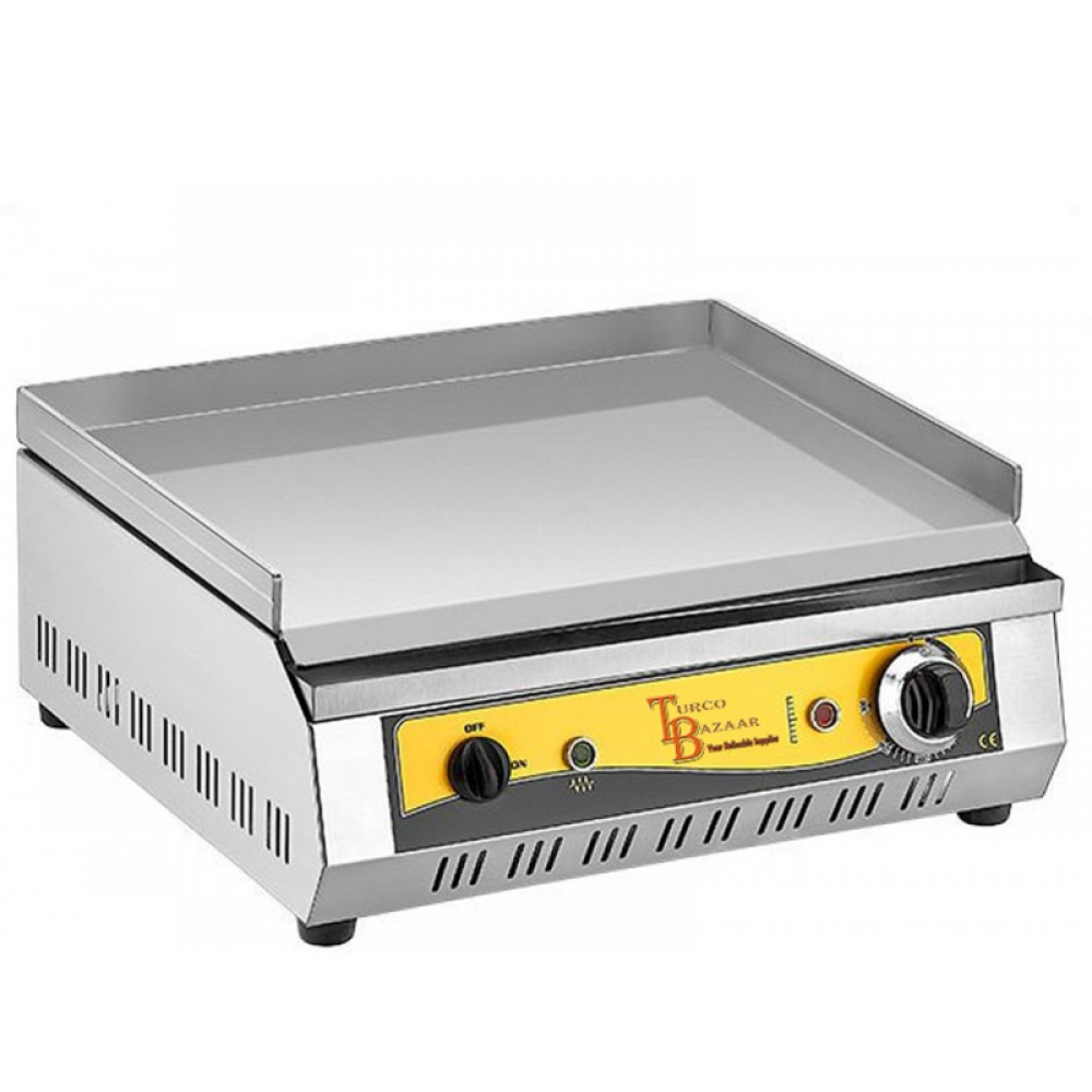 Single Phase 50 Cm Electric Griddle Smooth Surface Hot Plate
