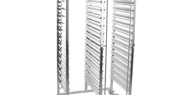 301008 - Racking Trolley 15 Tier Double Row Rack for GN Pan1/1 ...