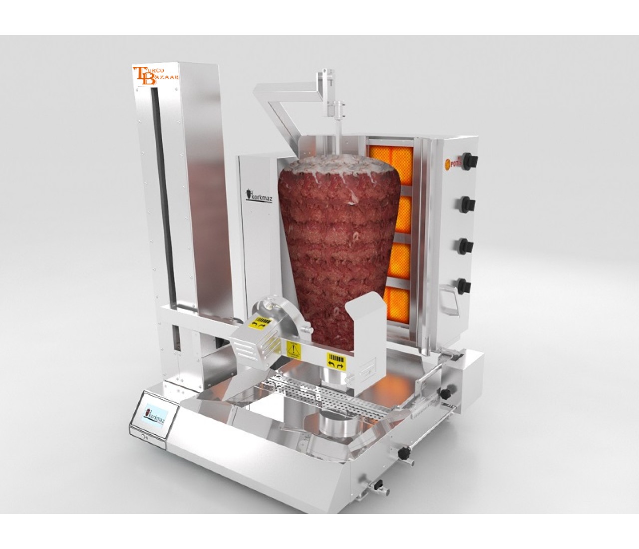 TURCOBAZAAR Shawarma Robot Machine Automatic Doner Robot ...